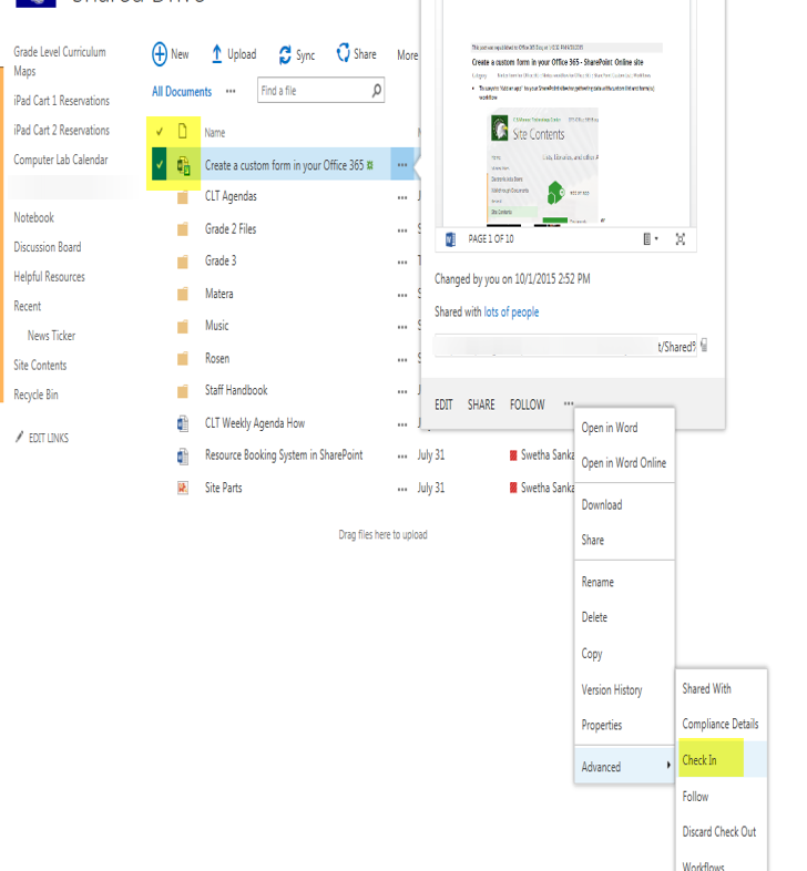 SharePoint Document Library – invisible document mystery – Swetha Sankaran