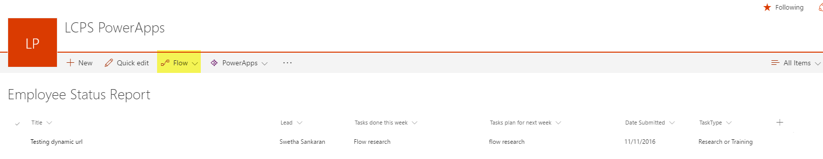 Employee Status Report using @MicrosoftFlow and #SharePoint online in # ...